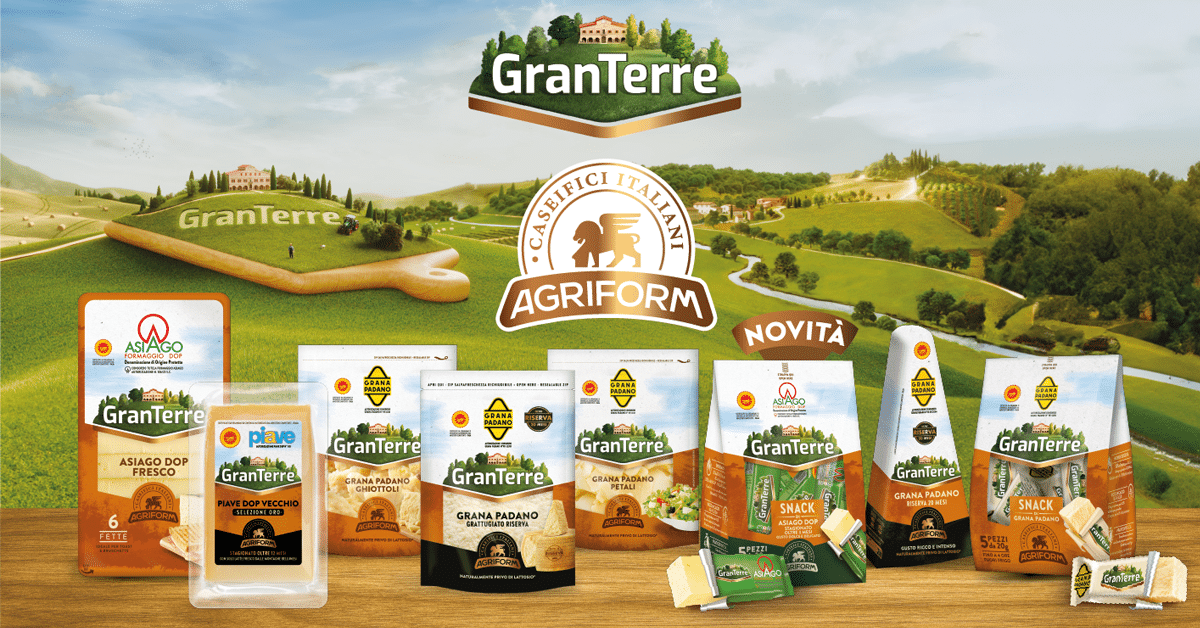 Novità in casa GranTerre: la gamma di Caseifici Italiani Agriform si ...